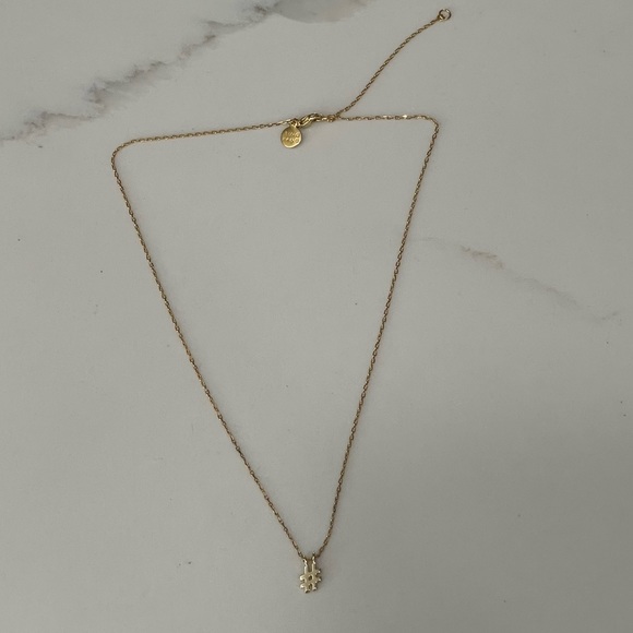 Bing Bang | Jewelry | Bing Bang Gold Tone Hash Tag Necklace | Poshmark
